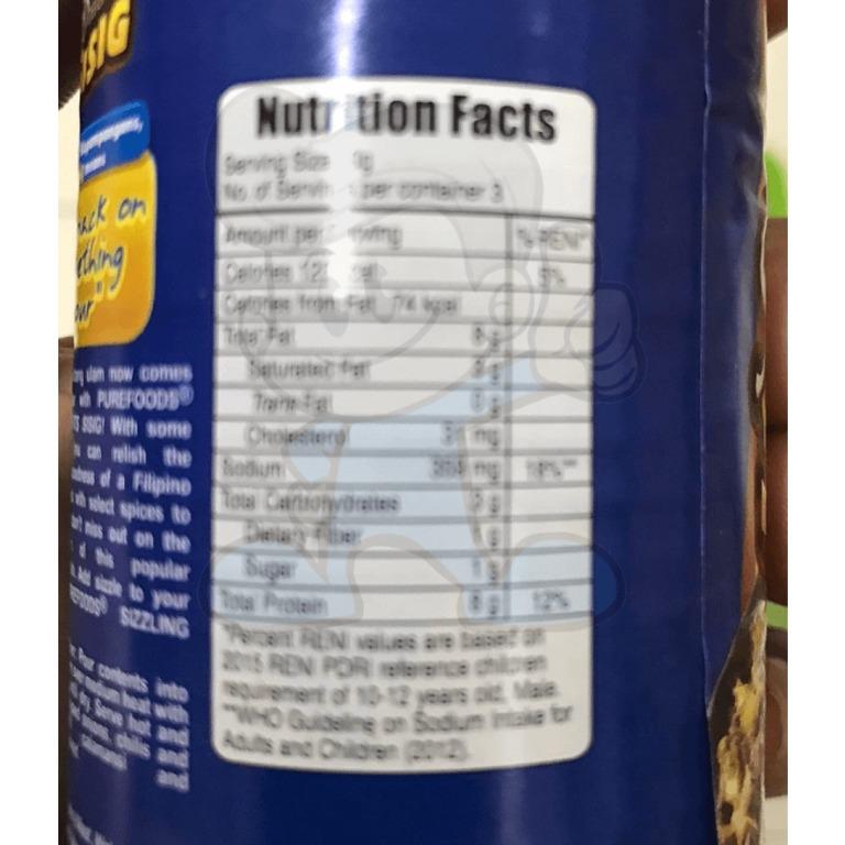 Purefoods Sizzling Delights Sisig (8 x 150g), Food & Drinks, Packaged ...