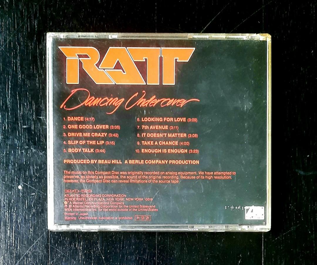 Ratt - Dancing Undercover CD, Hobbies & Toys, Music & Media, CDs & DVDs ...
