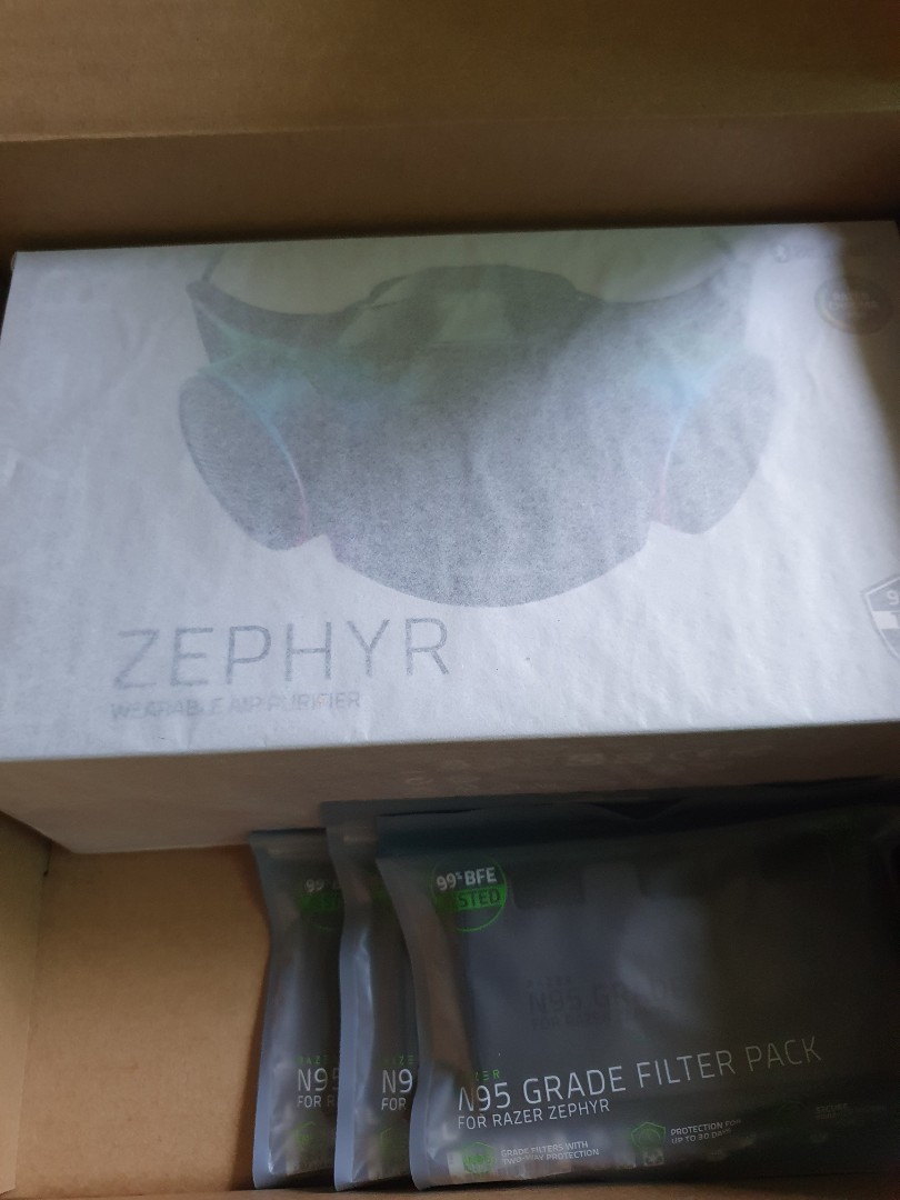 Razer Zephyr, Health & Nutrition, Face Masks & Face Shields on Carousell