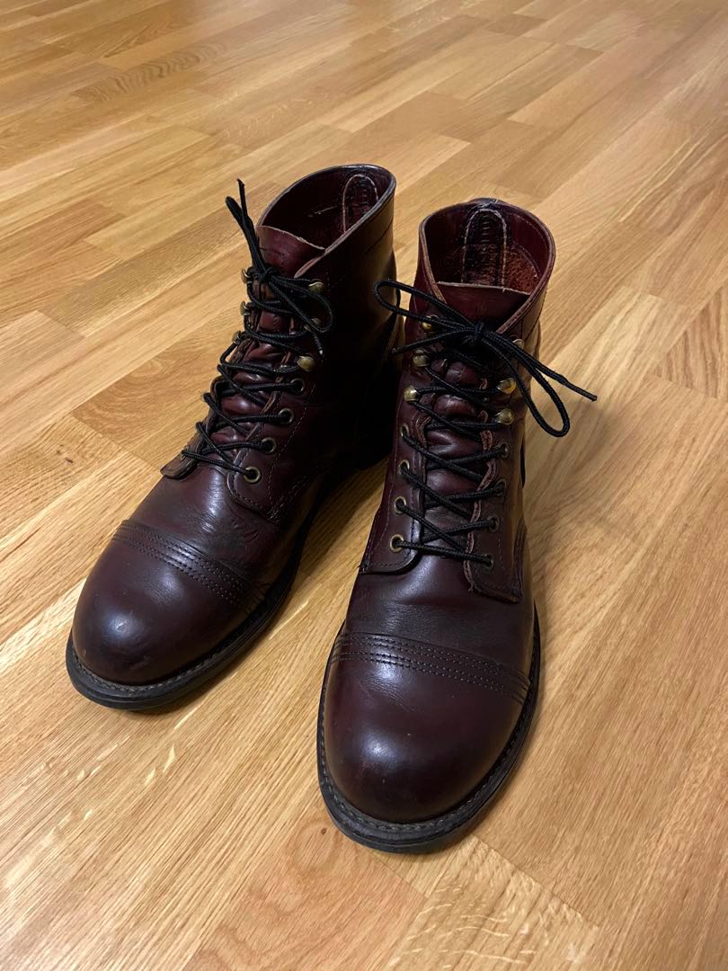 Red Wing 8119 Iron Ranger Oxblood for sale, Men's Fashion, Footwear ...