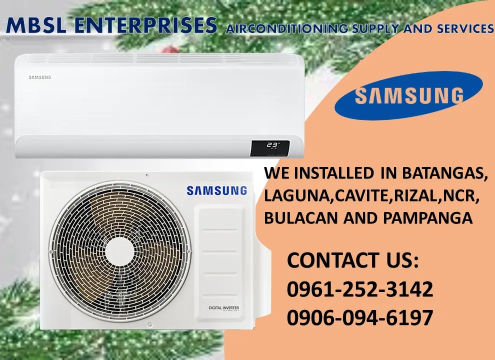SAMSUNG DIGITAL INVERTER SPLIT TYPE WITH FREE INSTALLATION, TV & Home ...