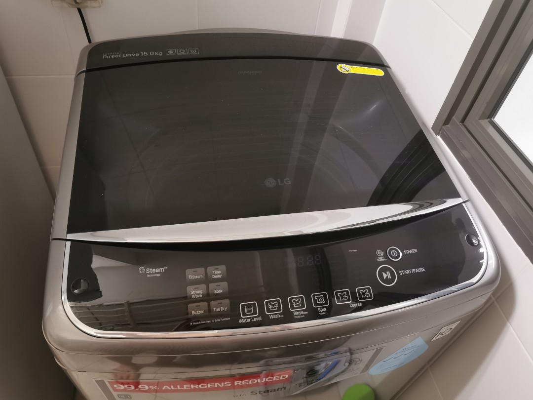 LG 15 KG INVERTER washing machine., TV & Home Appliances, Washing ...