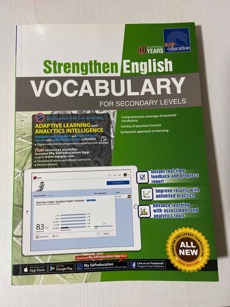 secondary english vocabulary, Hobbies & Toys, Books & Magazines ...