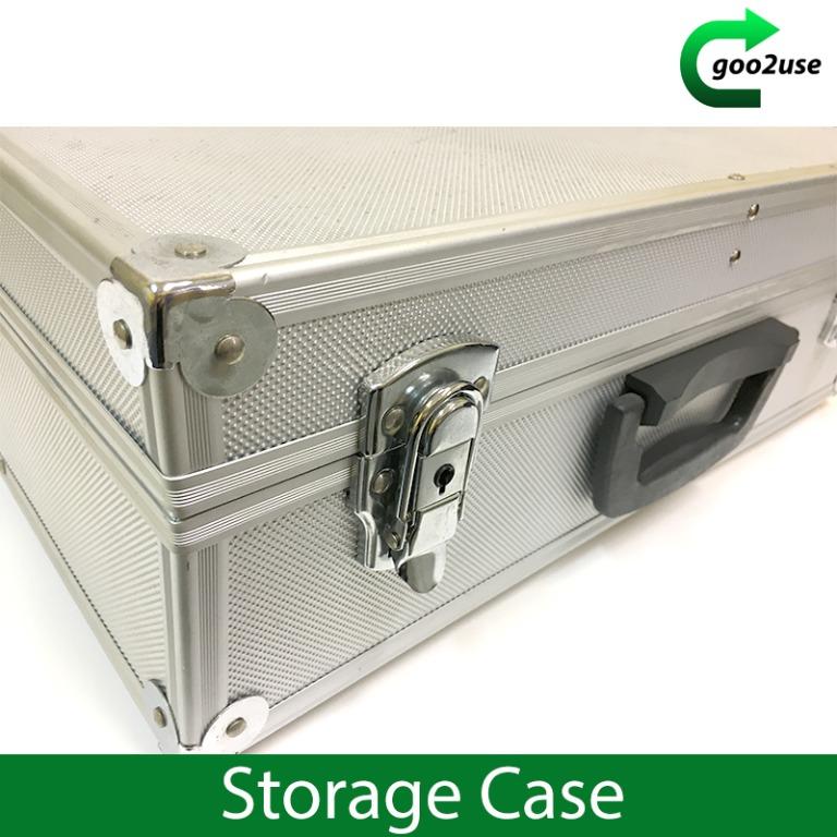 Silver Lockable Aluminum Storage Box, Furniture & Home Living, Home ...