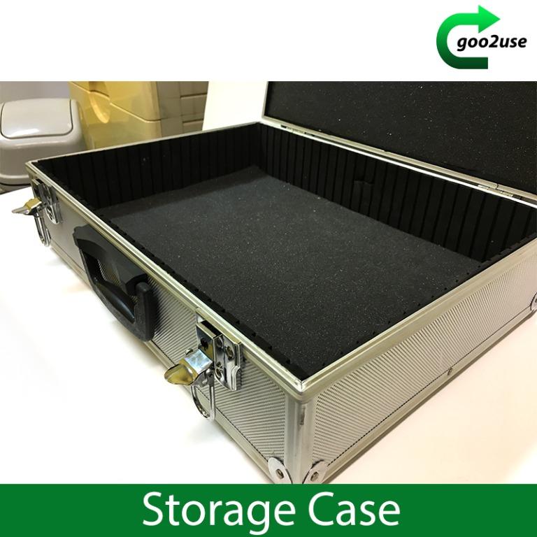 Silver Lockable Aluminum Storage Box, Furniture & Home Living, Home ...