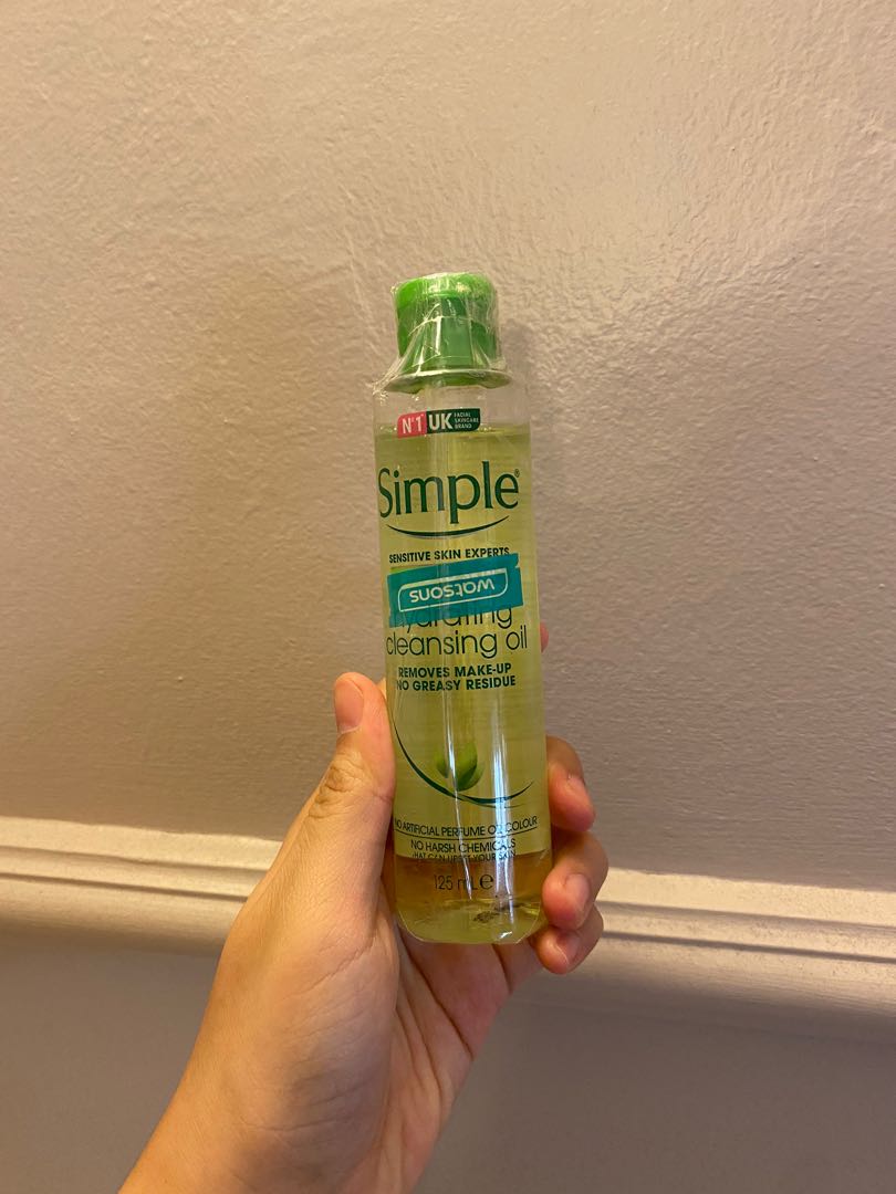 Simple Hydrating Cleansing Oil 125ml, Beauty & Personal Care, Face ...