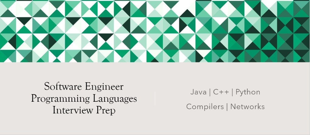 Software Engineer Programming Languages Interview Prep, Hobbies & Toys ...