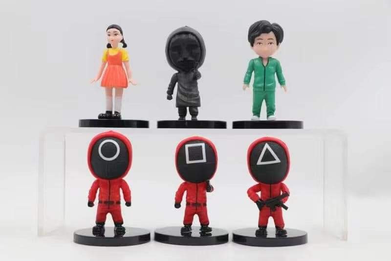 Squid game garage kit set 6pcs, Hobbies & Toys, Toys & Games on Carousell