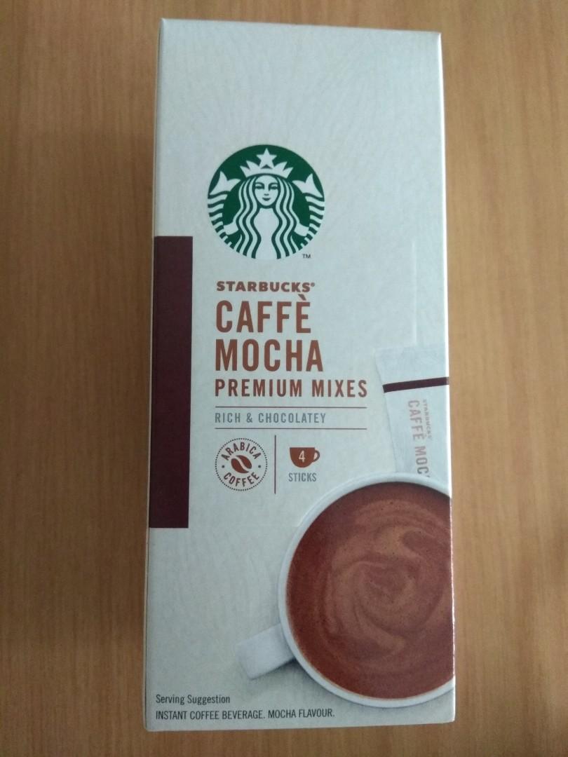 Starbucks Cafe Mocha Premium Mixes, Food & Drinks, Beverages on Carousell
