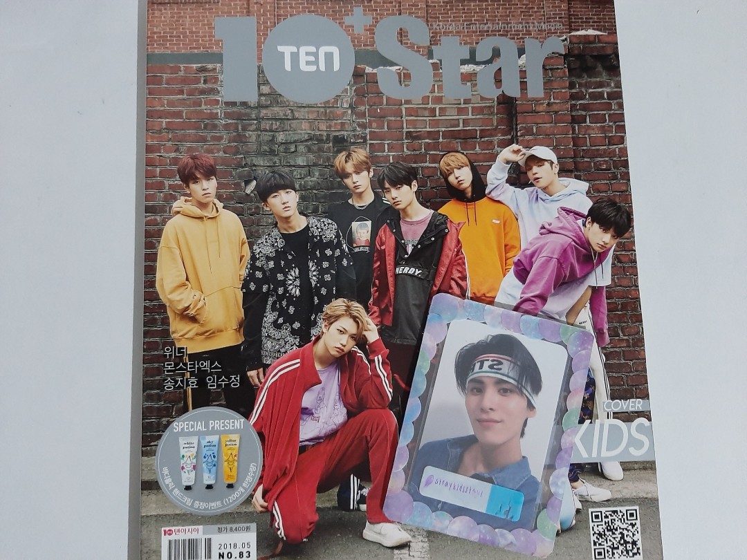 Stray Kids ten star magazine (first skz magazine cover), Hobbies & Toys ...