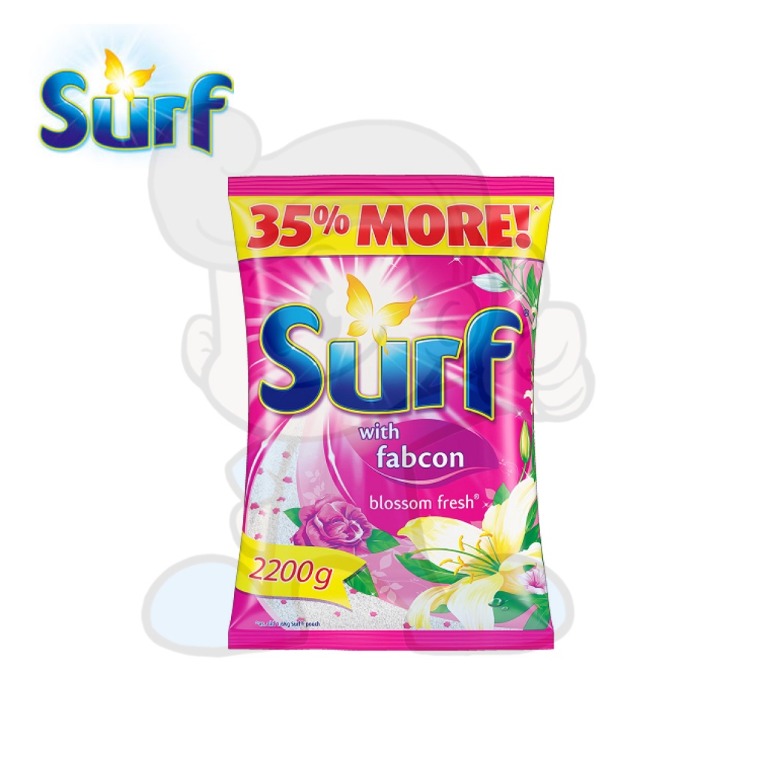 Surf Blossom Fresh Laundry Powder Detergent 2.2KG, Furniture & Home ...