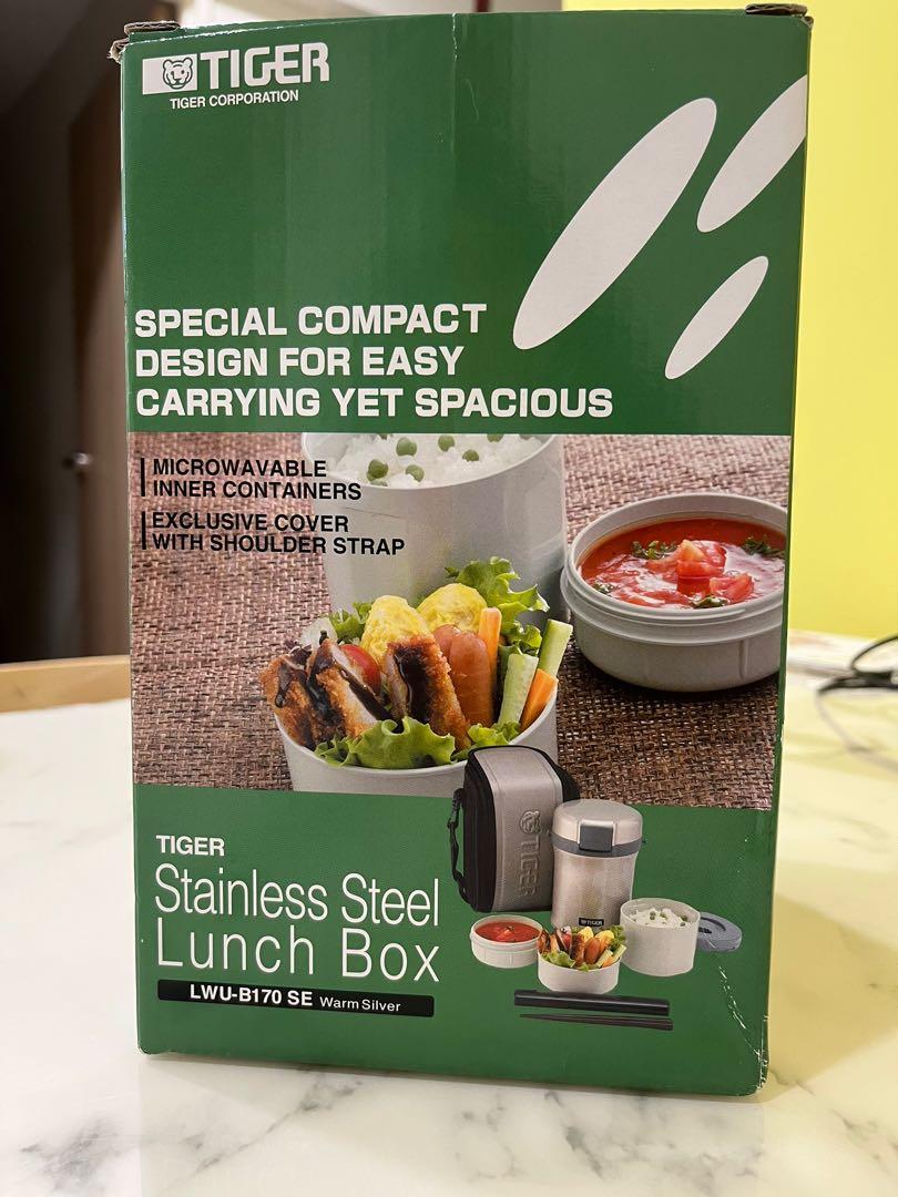 Tiger stainless steel lunch box, Furniture & Home Living, Kitchenware ...