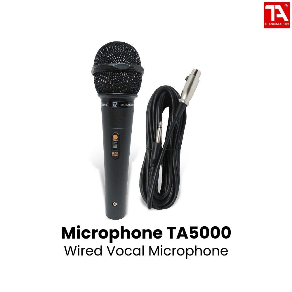Titanium Audio Wired Vocal Microphone Dynamic Mic TA5000, Audio ...