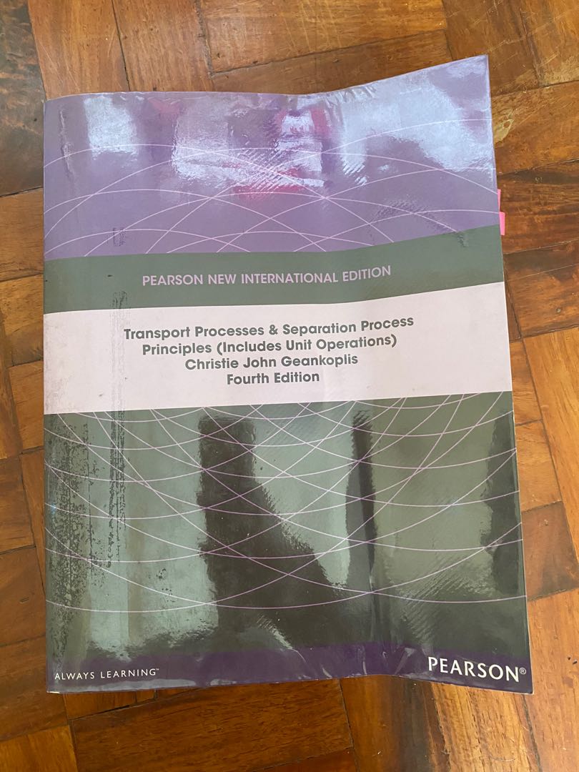 Transport Processes & Separation Processes Principles, Hobbies & Toys ...