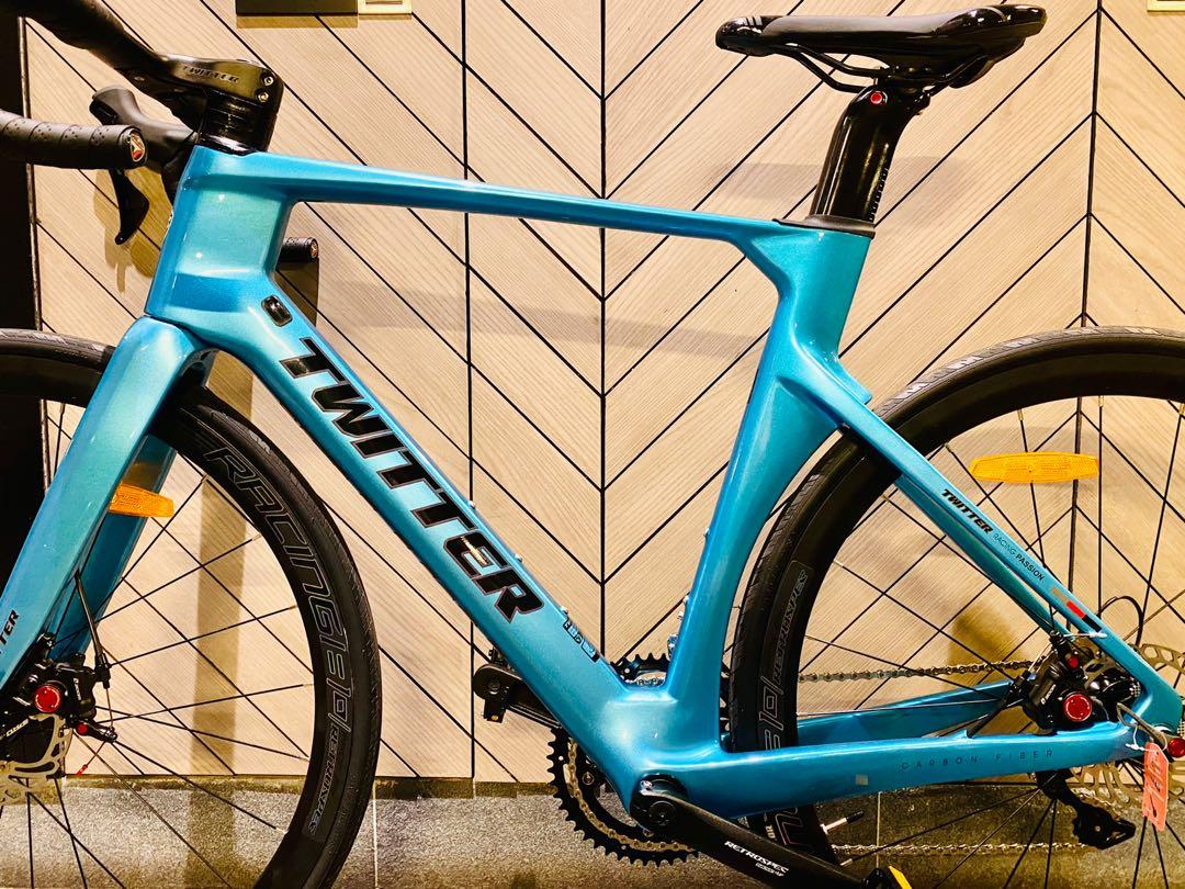 Twitter R10 Carbon Road Bike Full Internal Cable Routing Shimano 105 ...