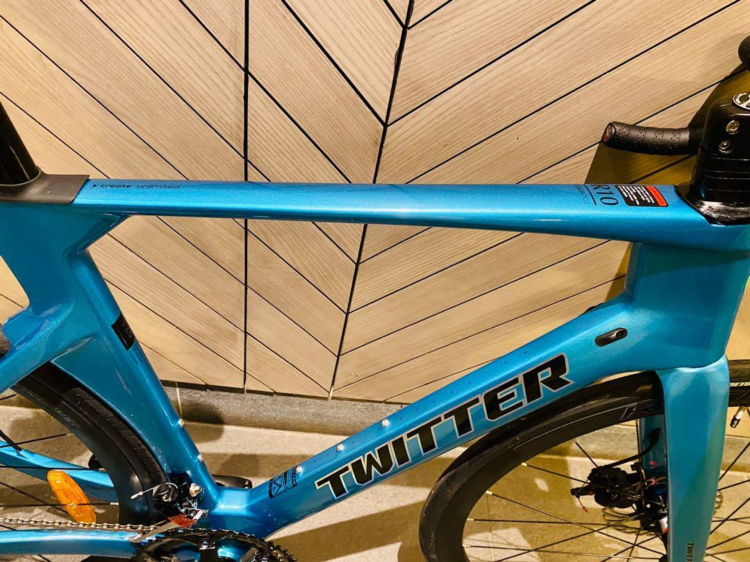 Twitter R10 Carbon Road Bike Full Internal Cable Routing Shimano 105 ...