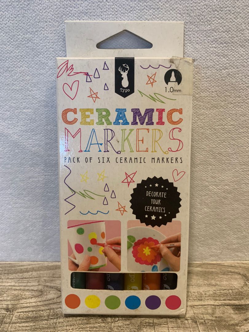 Typo Ceramic Markers, Hobbies & Toys, Stationery & Craft, Craft ...