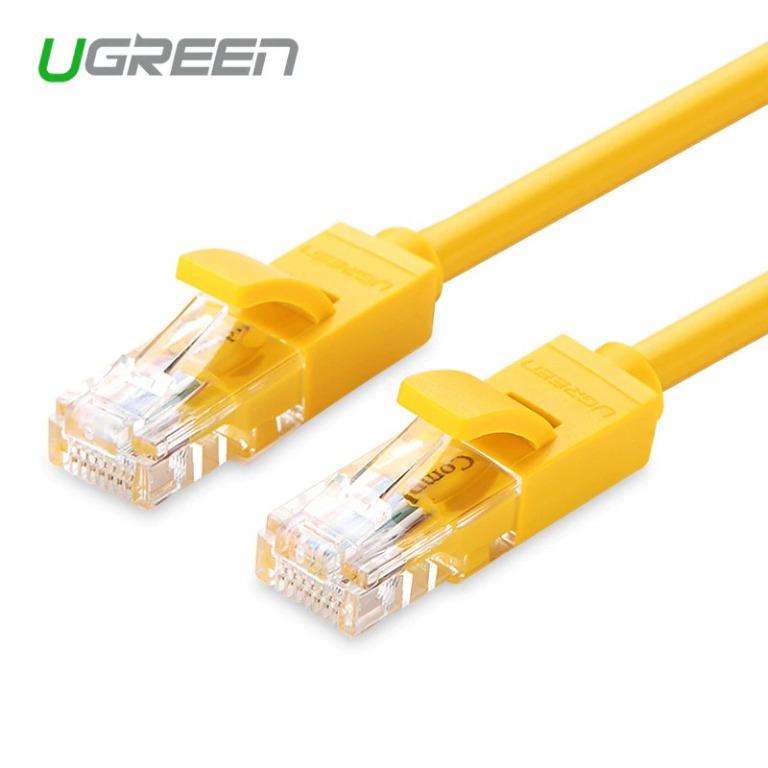 Ugreen UTP Cat5e CCA Yellow Lan Ethernet Cable, Computers & Tech, Parts ...