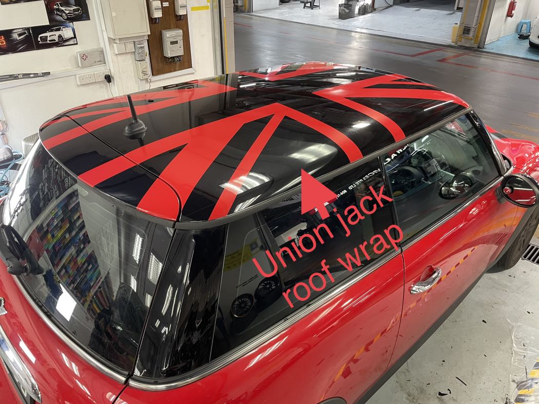 Union jack roof wrap, Car Accessories, Accessories on Carousell