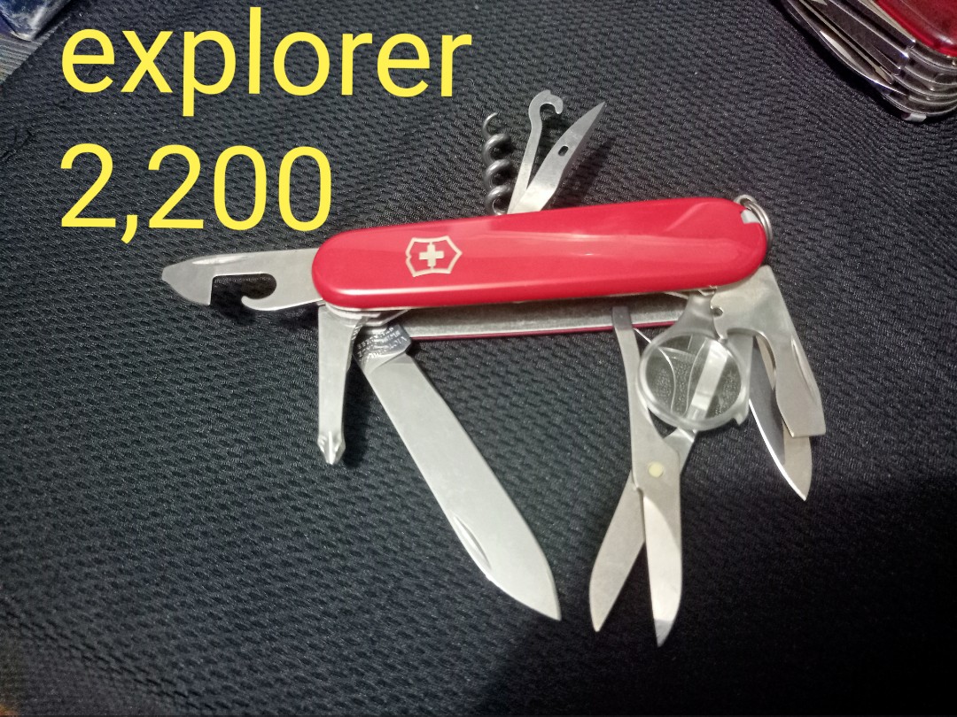 Victorinox explorer swiss army knife edc tool, Hobbies & Toys, Travel ...