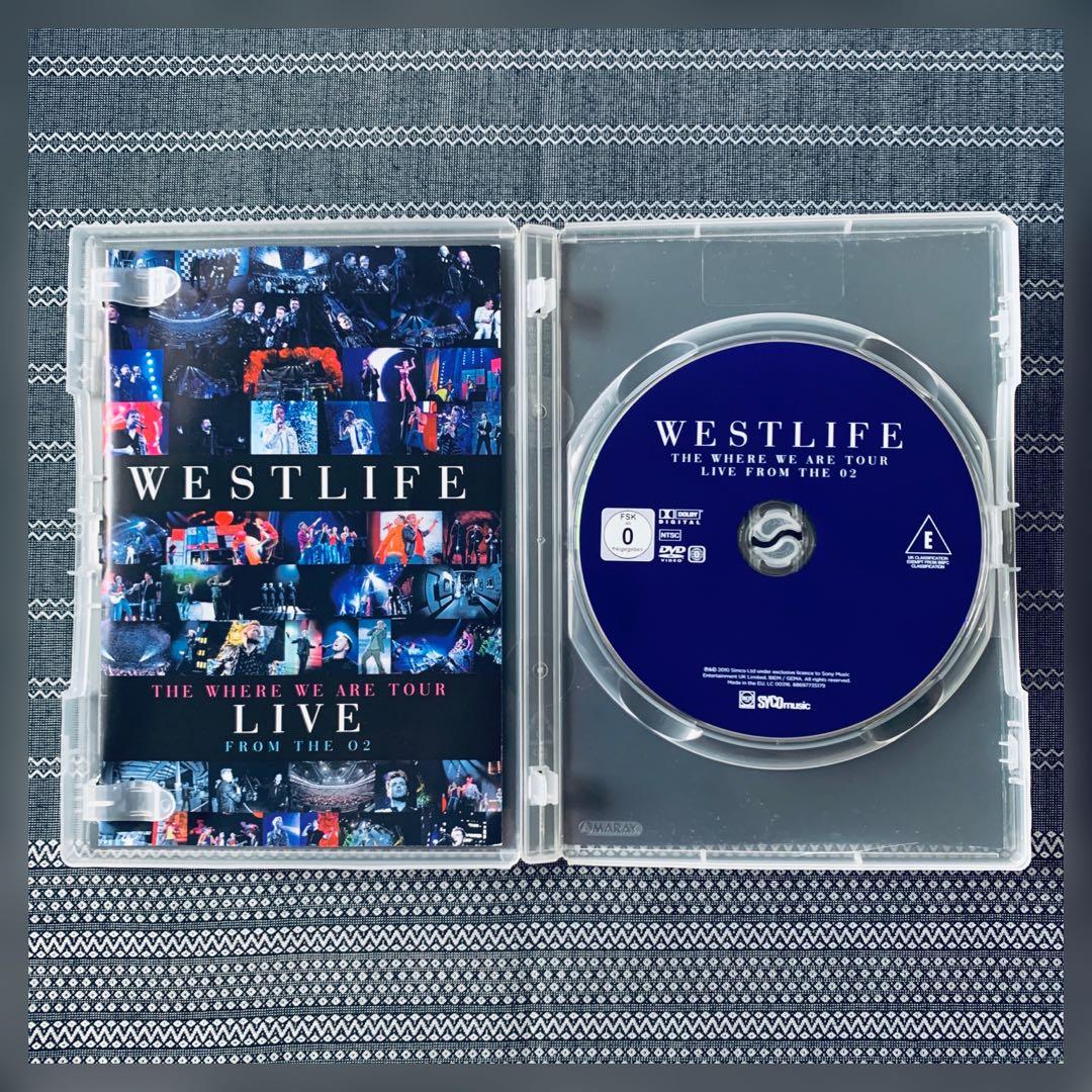 Westlife - The Where We Are Tour Live From The O2 DVD, Hobbies & Toys ...