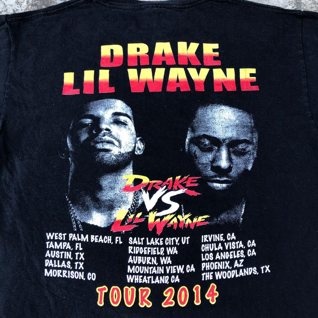 Y2k Drake vs Lil Wayne Rap tee, Men's Fashion, Tops & Sets, Tshirts ...