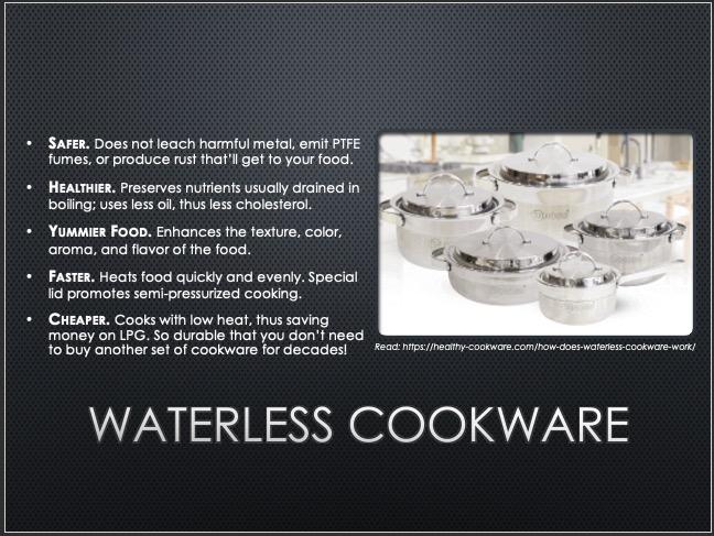INNOSS Waterless Cookware* Master Chef Collection [*example of ...