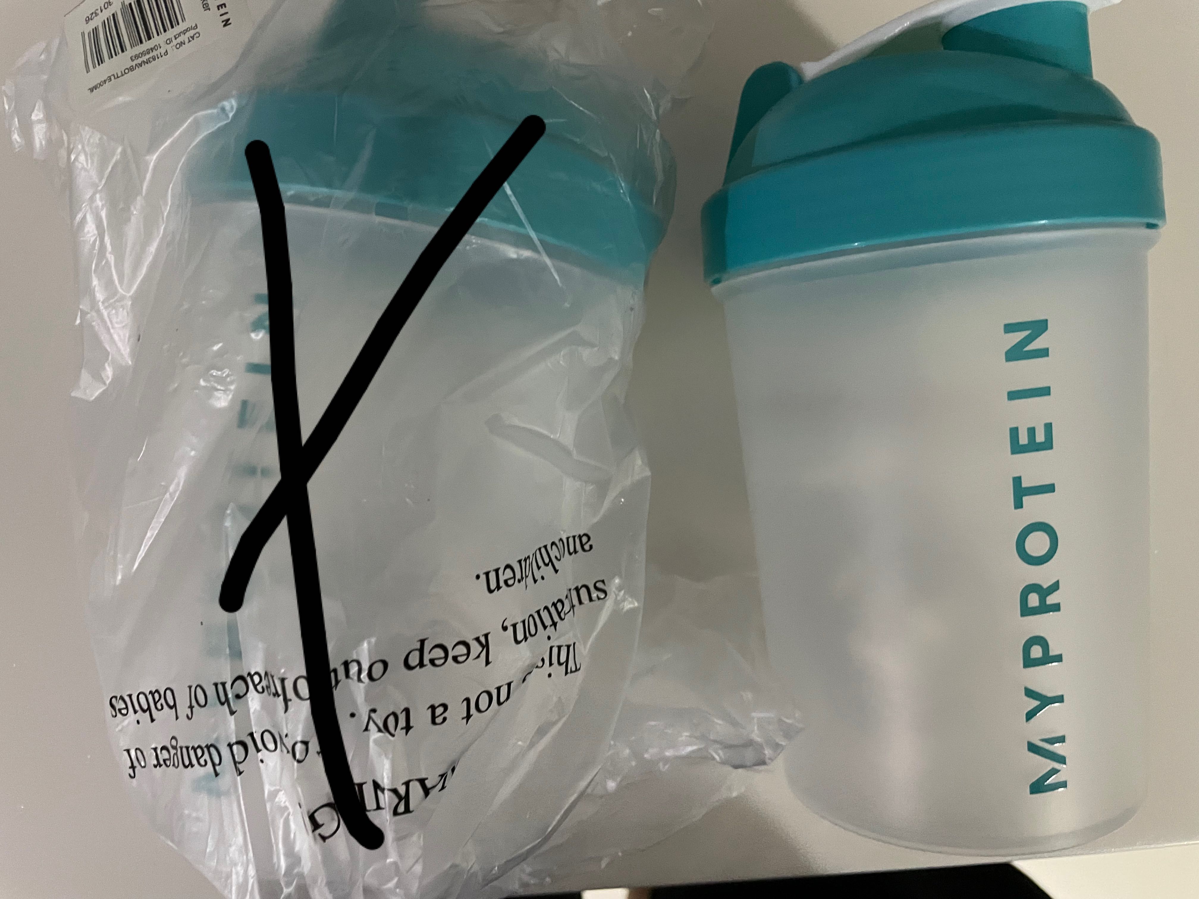 MYProtein Shaker Bottle 400ML, Health & Nutrition, Health Supplements ...