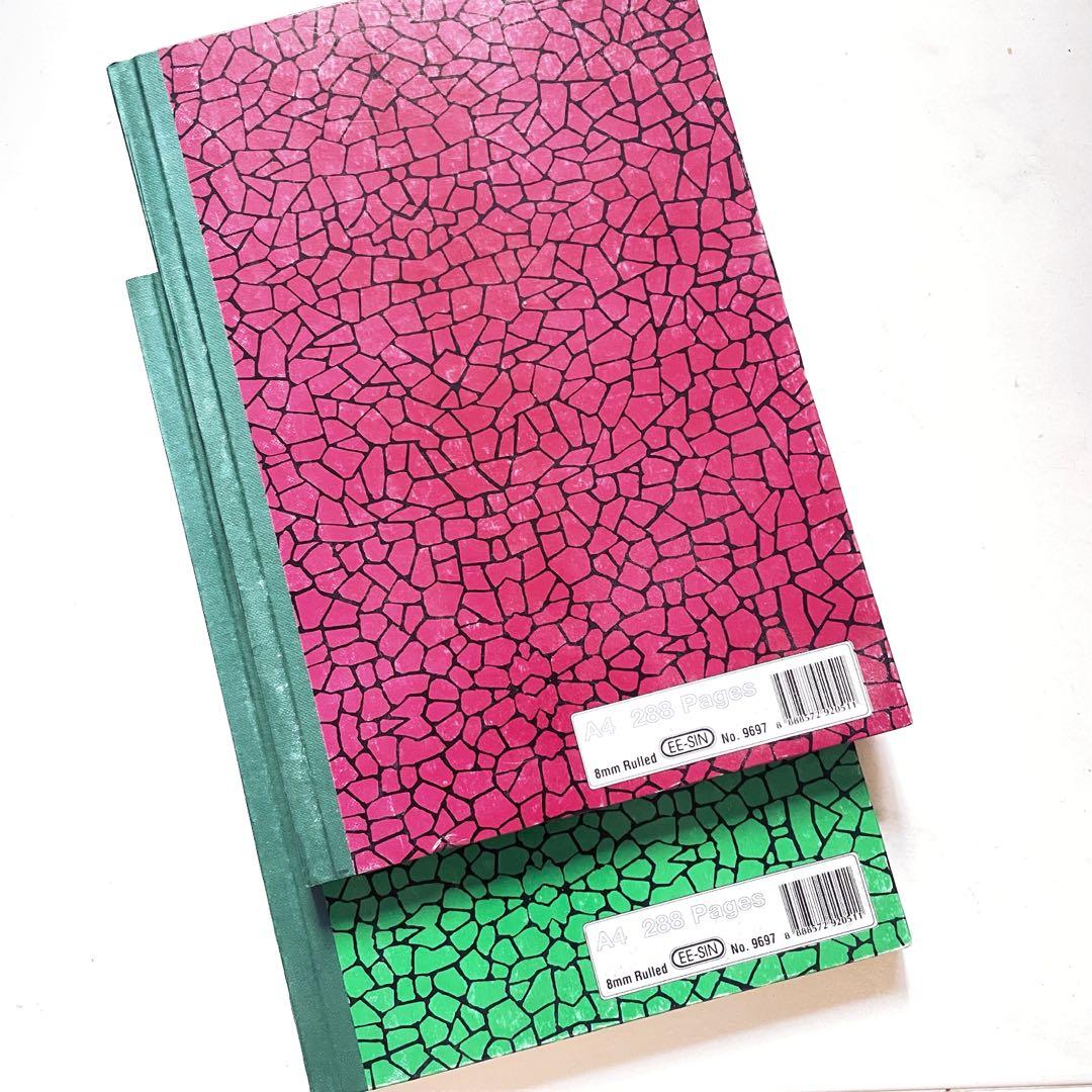 A4 Hardcover Single Line Books, Hobbies & Toys, Stationery & Craft ...