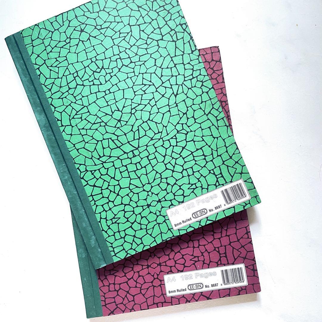 A4 Hardcover Single Line Books, Hobbies & Toys, Stationery & Craft ...