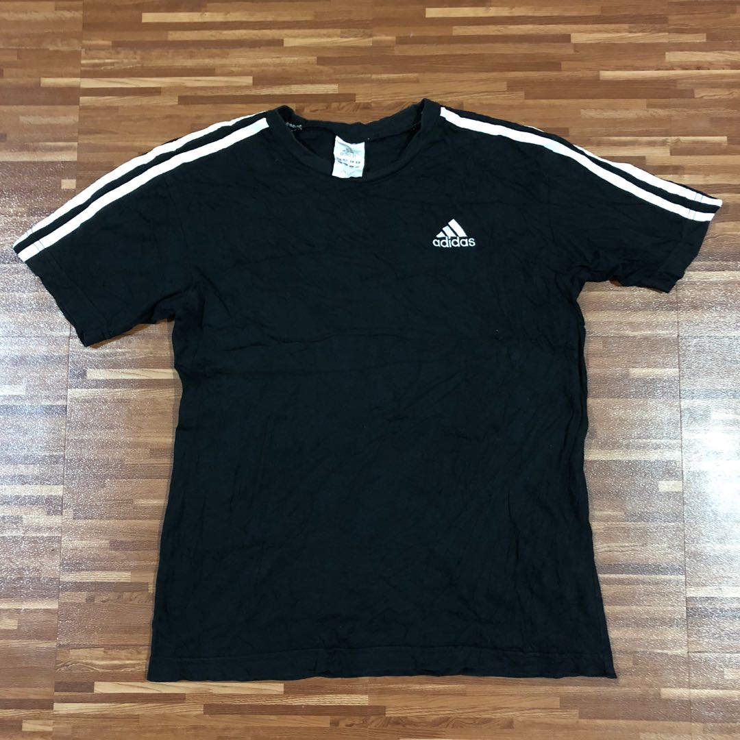 Adidas Three lines tee, Women's Fashion, Tops, Shirts on Carousell