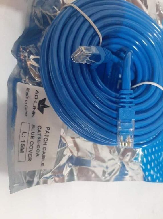 Ad-link UTP Cat6 CCA Ethernet Lan Cable Blue, Computers & Tech, Parts ...