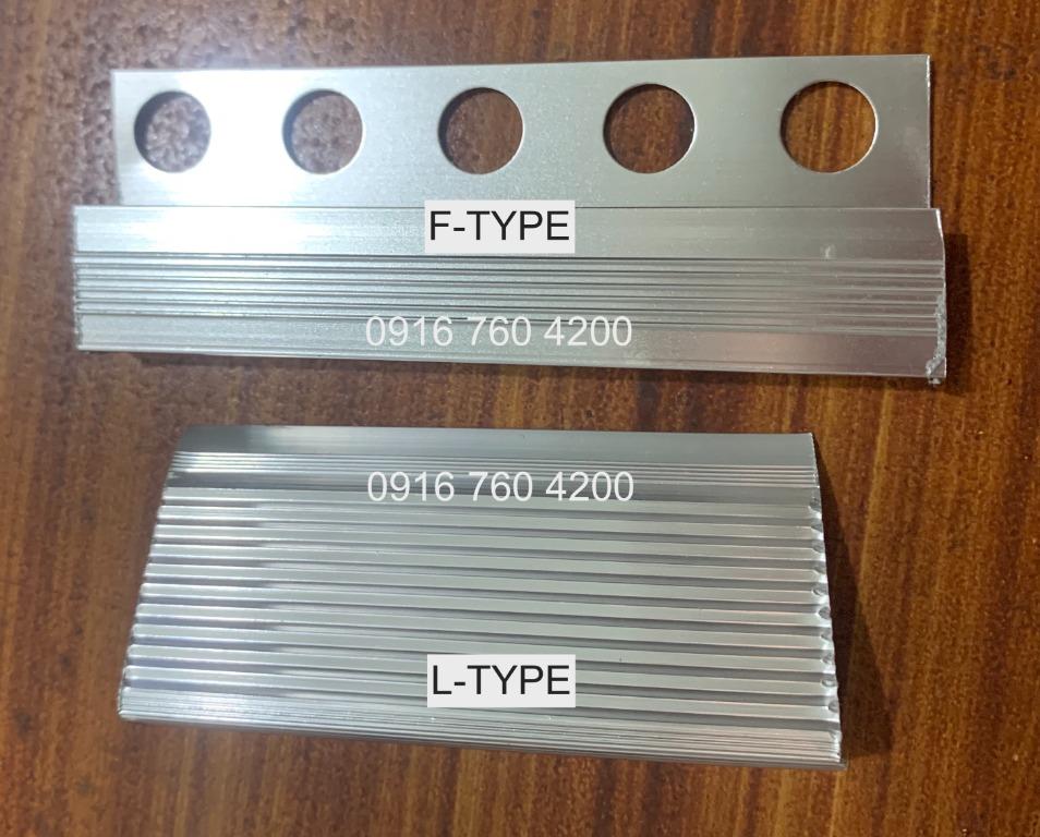 ALUMINUM Stair Nosing, F-type, Furniture & Home Living, Outdoor ...