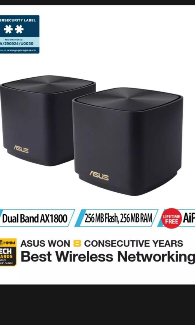 ASUS XD4 AX1800 mesh router, TV & Home Appliances, Other Home ...