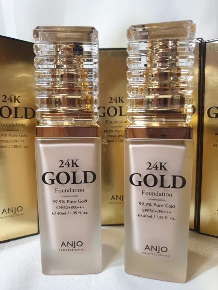 Authentic 24K Gold Foundation spf50+, Beauty & Personal Care, Face ...
