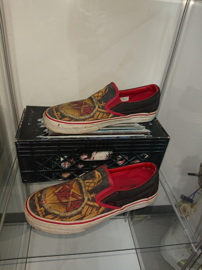 Authentic vans x slayer slip on, Men's Fashion, Footwear, Sneakers on ...
