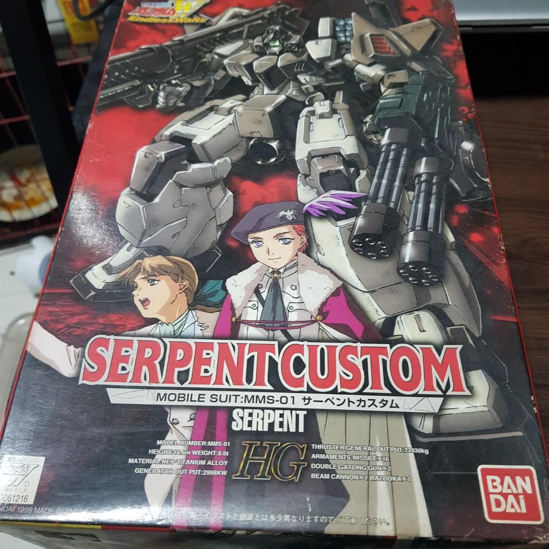 Bandai HG 1/100 Serpent Custom Gundam Wing Endless Waltz, Hobbies ...