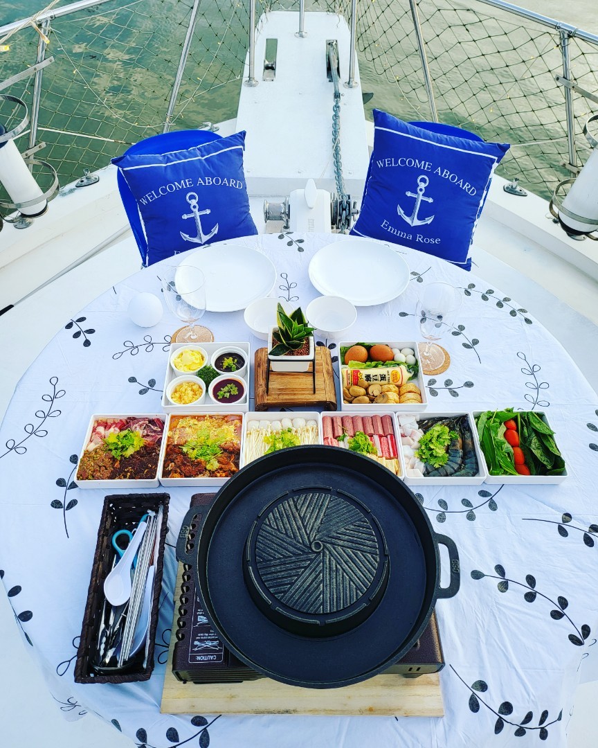 BBQ Mukata on a Private Yacht for 2 pax, Tickets & Vouchers, Local ...