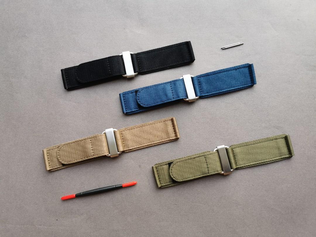 Bell & Ross 24mm Velcro Polyamide Nato Watch Strap., Men's Fashion ...