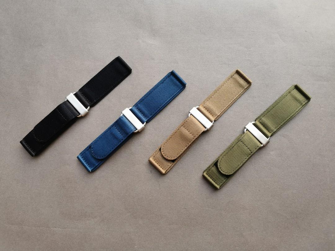 Bell & Ross 24mm Velcro Polyamide Nato Watch Strap., Men's Fashion ...