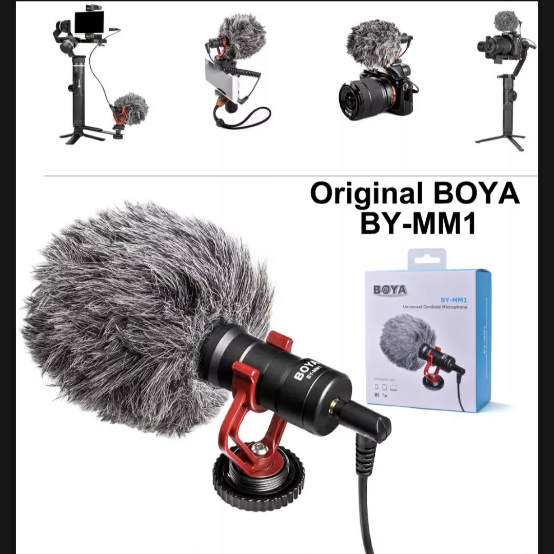 BOYA mic for Vlogger, Audio, Microphones on Carousell