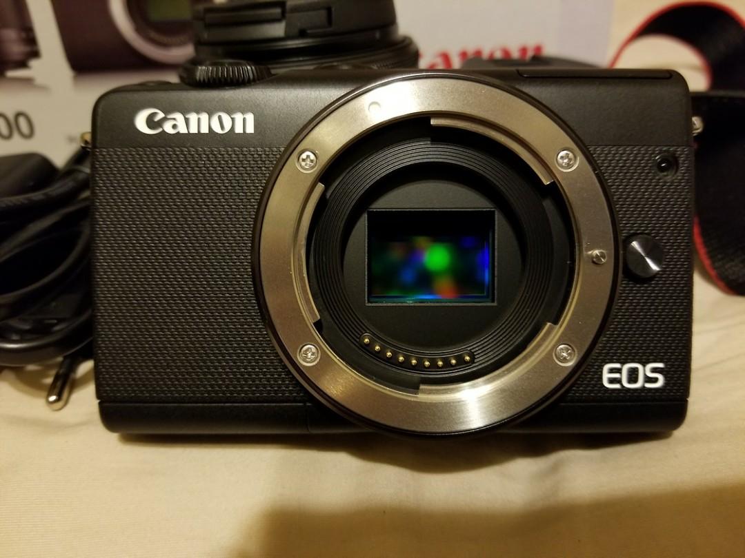 Canon EOS mirrorless Camera M100 with kit lens, Photography, Cameras on ...