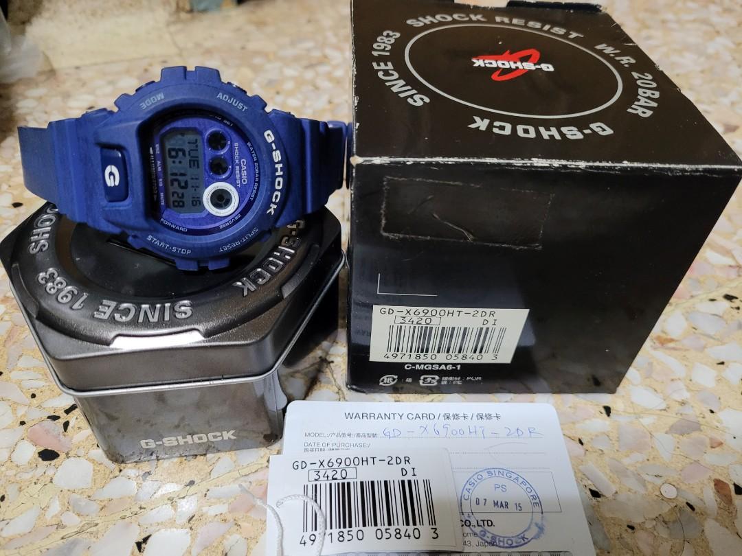 CASIO G-Shock GD-X6900HT-2DR, Luxury, Watches on Carousell