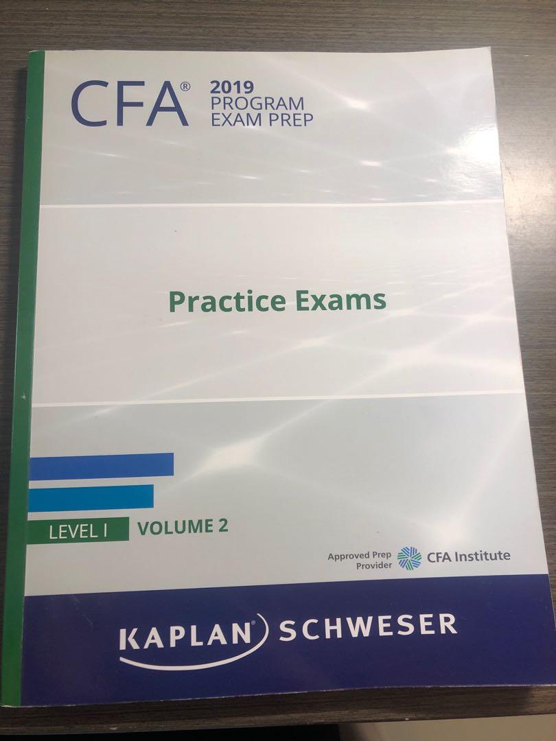 Cfa practice exam level 1, 興趣及遊戲, 書本 & 文具, 書本及雜誌 - 補充練習 - Carousell