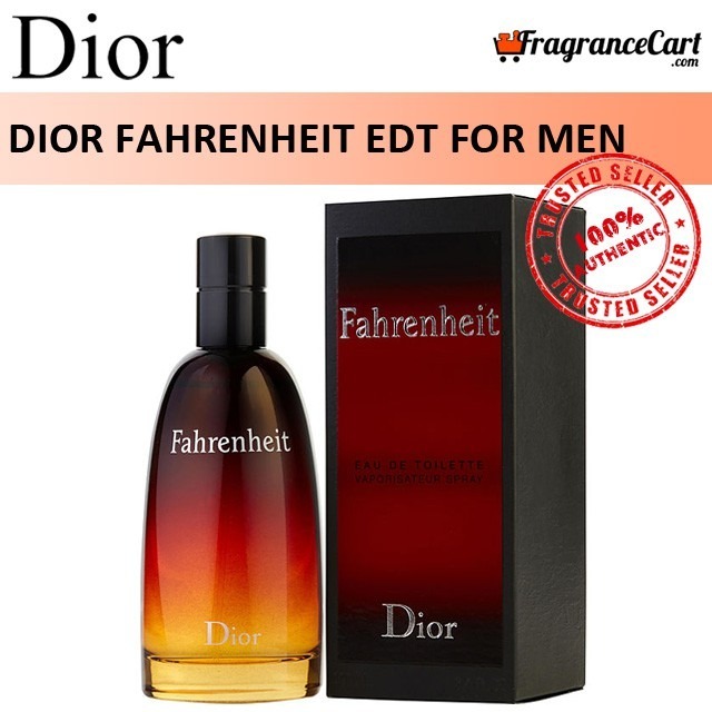 Christian Dior Fahrenheit EDT for Men (100ml) Eau de Toilette Red ...