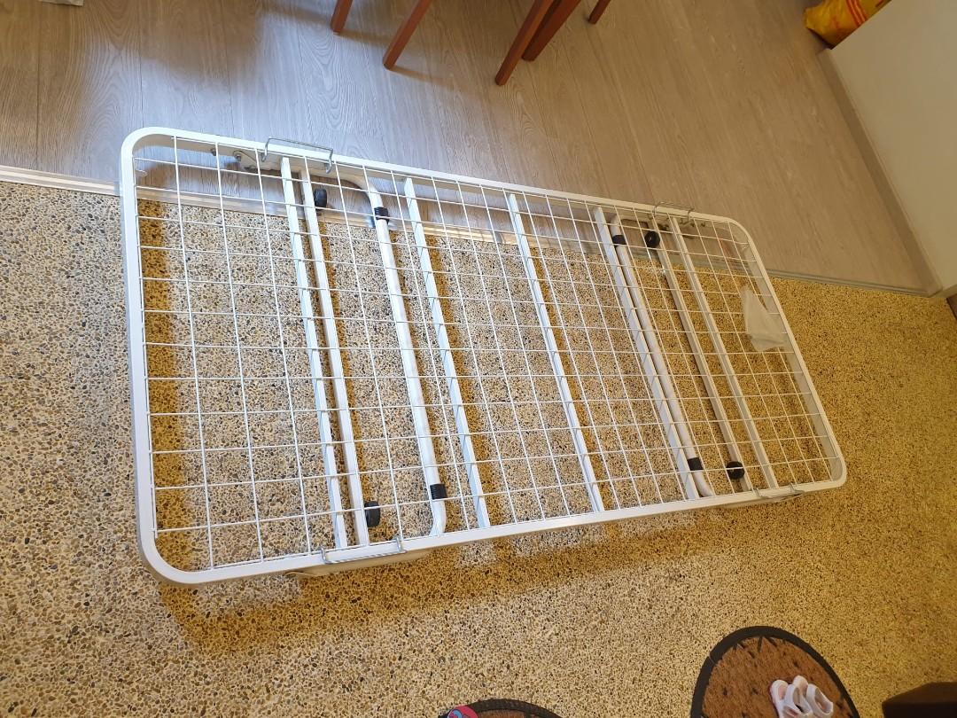 Collapsible bed base frame, Furniture & Home Living, Furniture, Bed ...