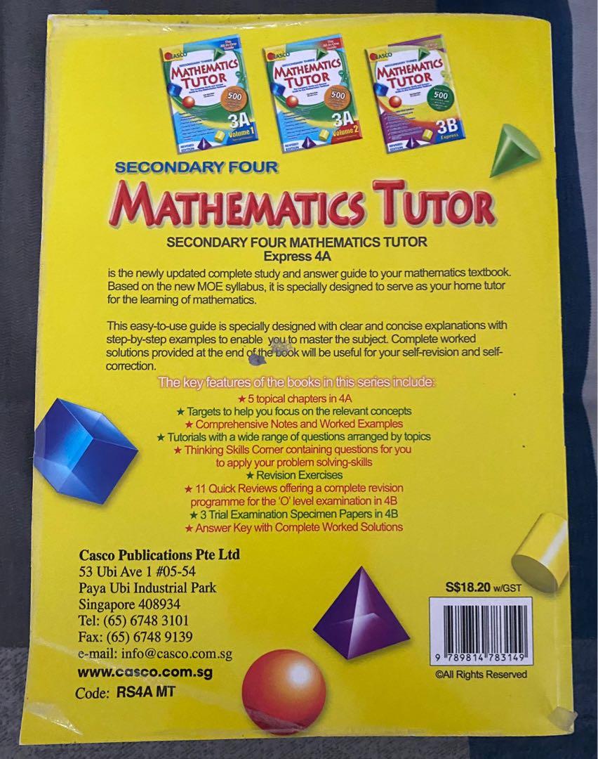 E Math sec 4 practice book, Hobbies & Toys, Books & Magazines ...