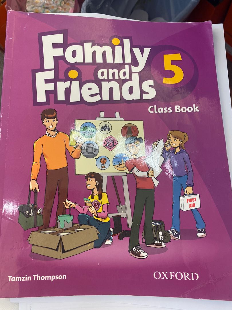 family and Friends 5 class book Oxford, 興趣及遊戲, 書本 & 文具, 教科書 - Carousell
