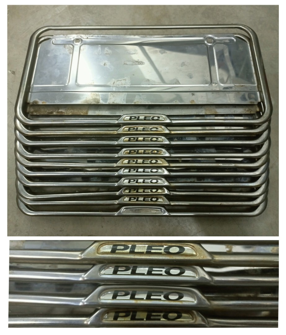 Frame Plate Pleo - Steel, Auto Accessories on Carousell