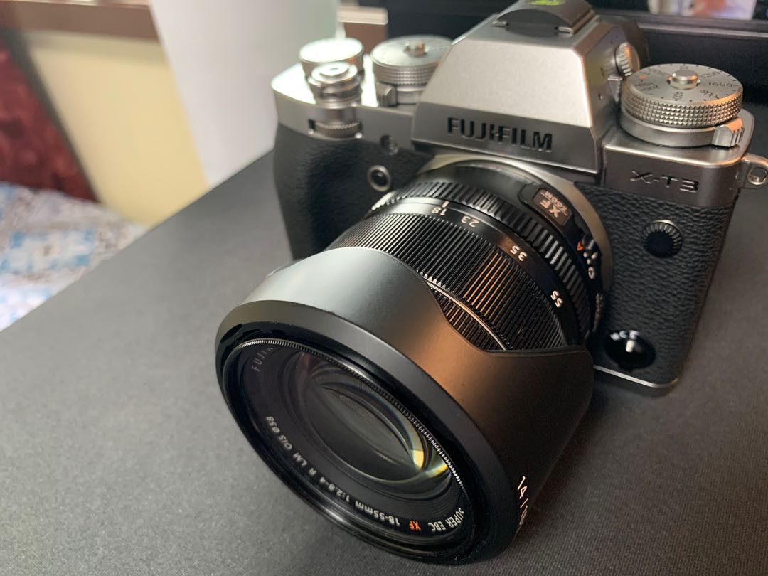 Fujifilm XT3 body with 18-55mm lens, Photography, Cameras on Carousell